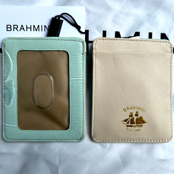 Brahmin | Accessories | Kristen Card Case Sage | Poshmark